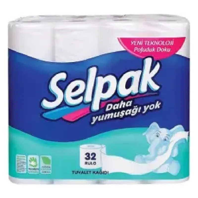 სელპაკი 'Selpak' ტუალეტის ქაღალდი 3 ფენა, 32ც. - Grampak