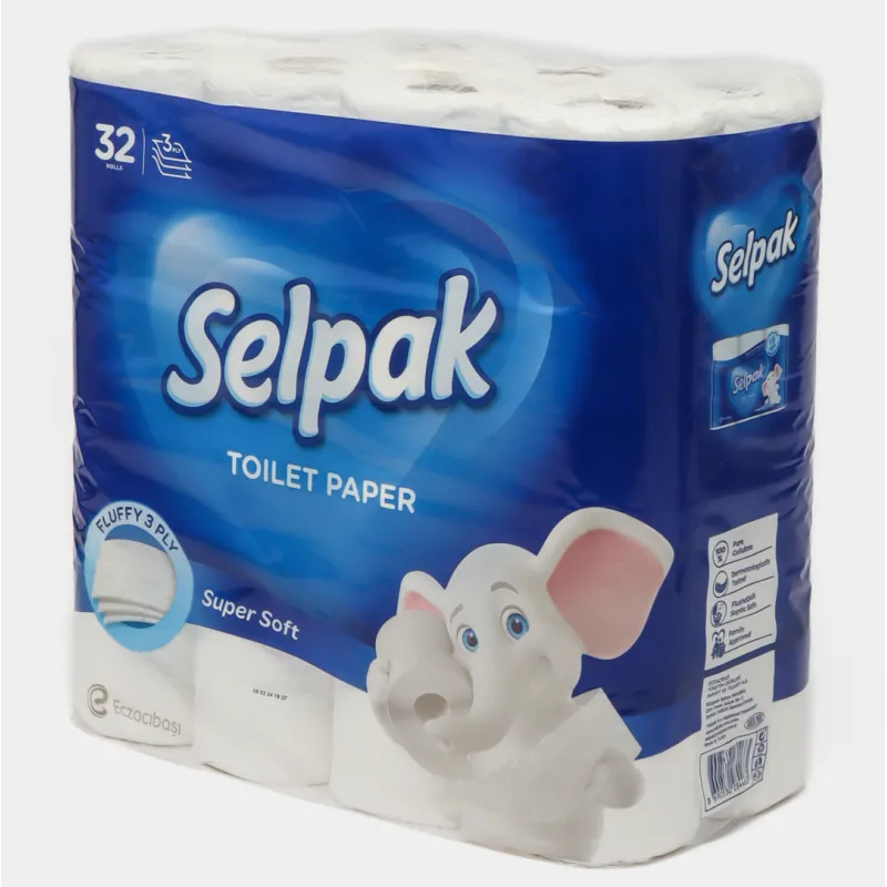 სელპაკი 'Selpak' ტუალეტის ქაღალდი 3 ფენა, 32ც. - GramPak
